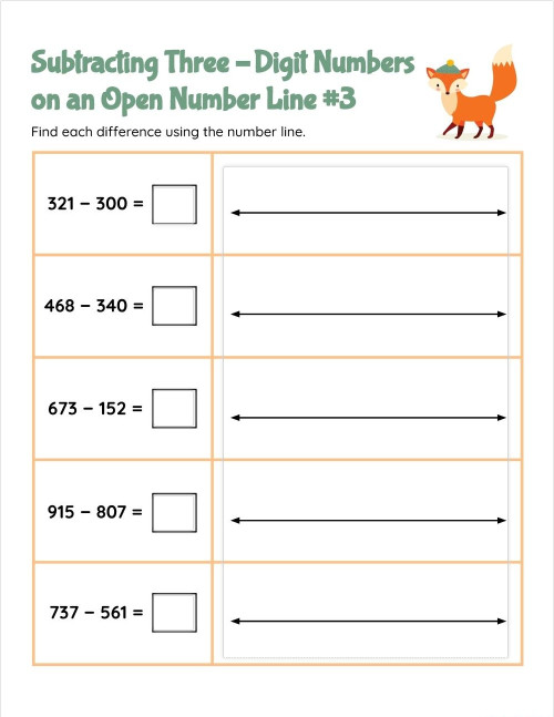 M_G02M06L27_WA02_Subtraction using number Lines upto 999. Interactive ...
