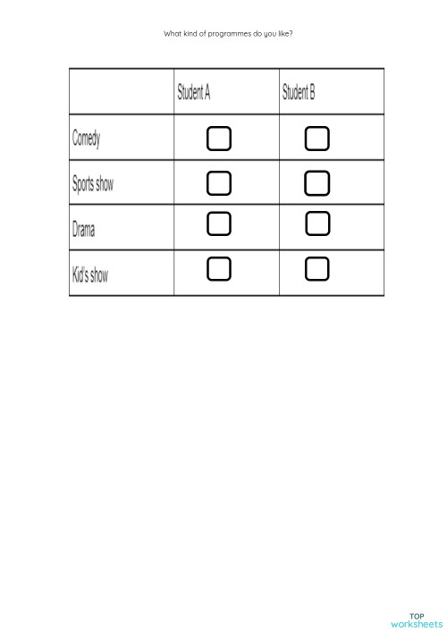 Studen A Part 1. Interactive worksheet | TopWorksheets