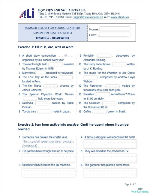 Simple Past (Negative, Question). Interactive worksheet | TopWorksheets