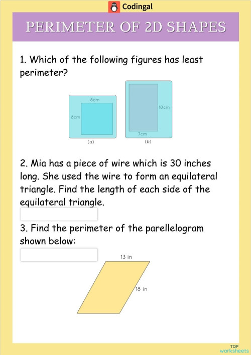 M_G04M14L47_WE03_Perimeter_of_2D_Shapes_9. Interactive worksheet ...