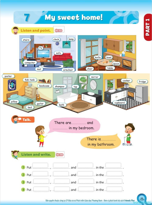 U7 My sweet home. Interactive worksheet | TopWorksheets