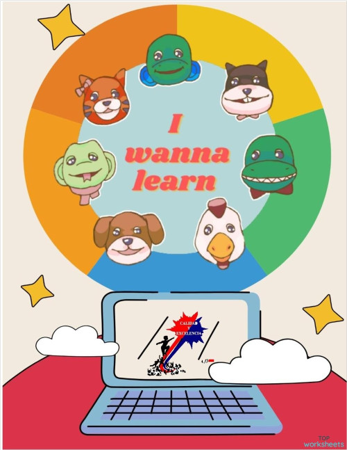 I wanna learn. Interactive worksheet | TopWorksheets