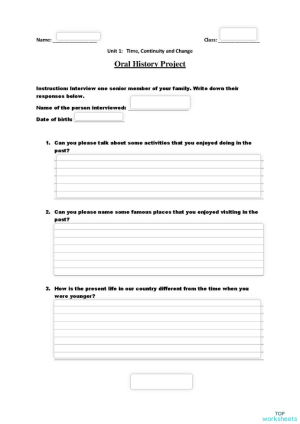 What happened?. Interactive worksheet | TopWorksheets