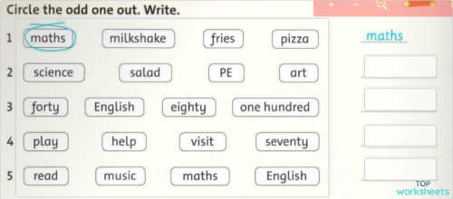 3rd grade Unit 5 test 7 level. Interactive worksheet | TopWorksheets