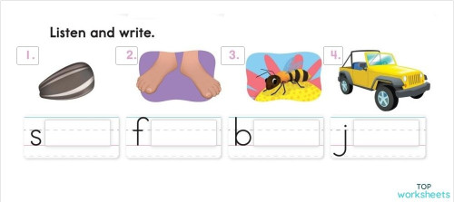 Phonics: interactive worksheets and online exercises | TopWorksheets