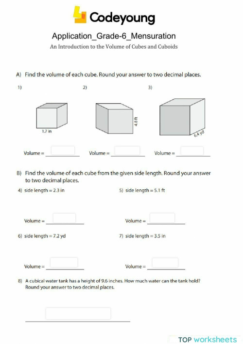 An Introduction to the Volume of Cubes and Cuboids Application ...