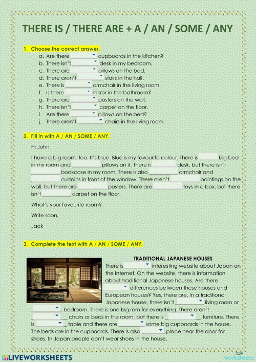Countable and Uncountable Pictionary. Interactive worksheet | TopWorksheets