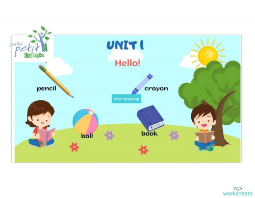 UNIT 1 HELLO!. Interactive worksheet | TopWorksheets