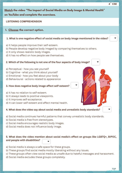 Review personal information. Interactive worksheet | TopWorksheets