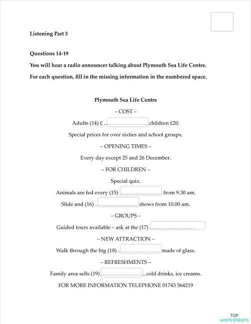 Review personal information. Interactive worksheet | TopWorksheets