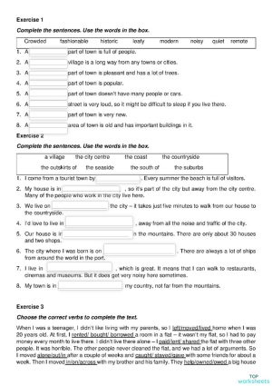 Vocab - Exercise. Interactive worksheet | TopWorksheets