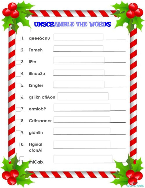 Structural Elements Word Scramble. Interactive worksheet | TopWorksheets