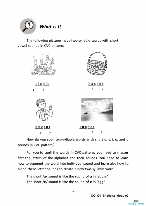 English p. 7-14. Interactive worksheet | TopWorksheets