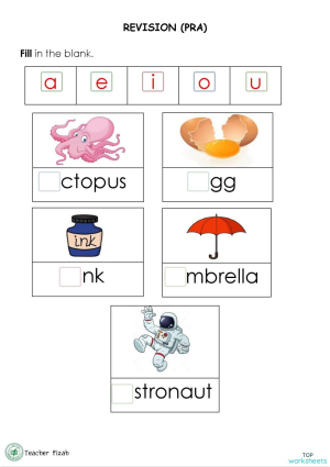 REVISION (PRA). Interactive worksheet | TopWorksheets