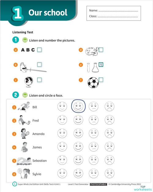 SM3 - Unit 1. Interactive worksheet | TopWorksheets