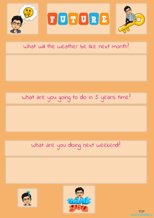 FUTURE x 3- combo L5. Interactive worksheet | TopWorksheets