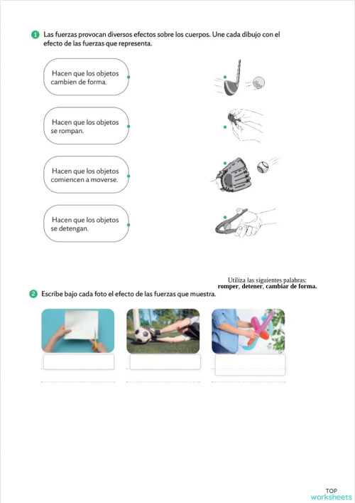 Máquinas: fichas interactivas y ejercicios online | TopWorksheets