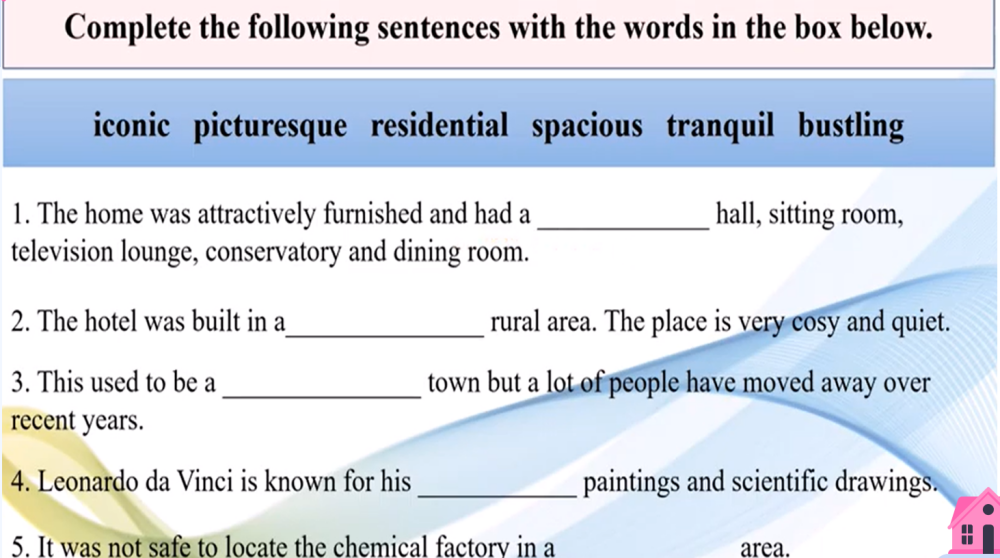 Vocabulary 9 b. Interactive worksheet | TopWorksheets