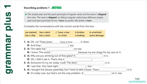 IC306 grammar plus 1. Interactive worksheet | TopWorksheets
