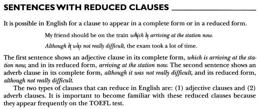 SK-13 Reduced adjective clauses. Interactive worksheet | TopWorksheets