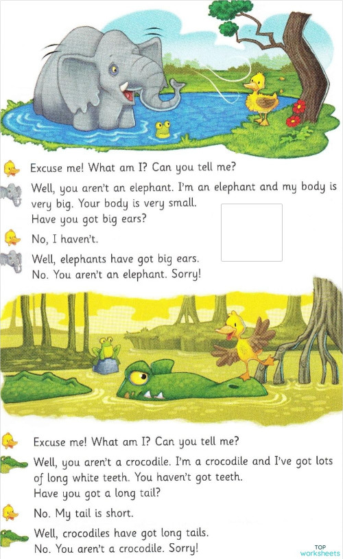 What am I?. Interactive worksheet | TopWorksheets