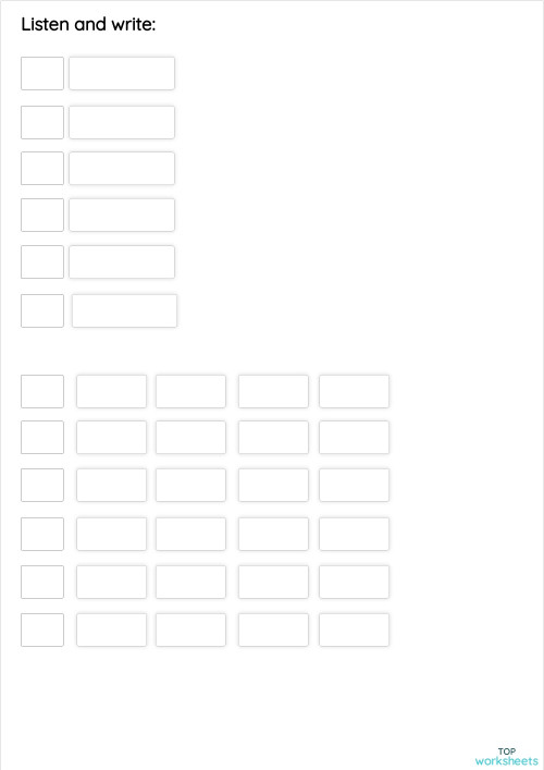 Writing: interactive worksheets and online exercises | TopWorksheets