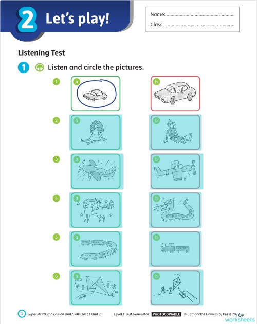 SM1 - Unit 2. Interactive worksheet | TopWorksheets