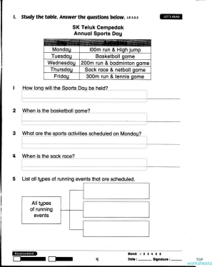 English Y2 Exercise p9. Interactive worksheet | TopWorksheets