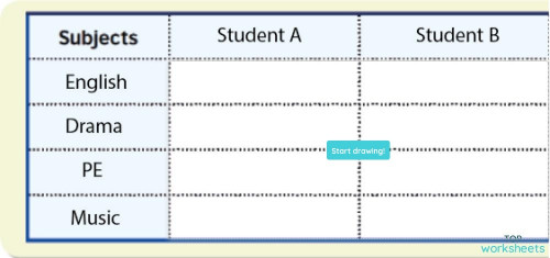 Activity 6 At school. Interactive worksheet | TopWorksheets