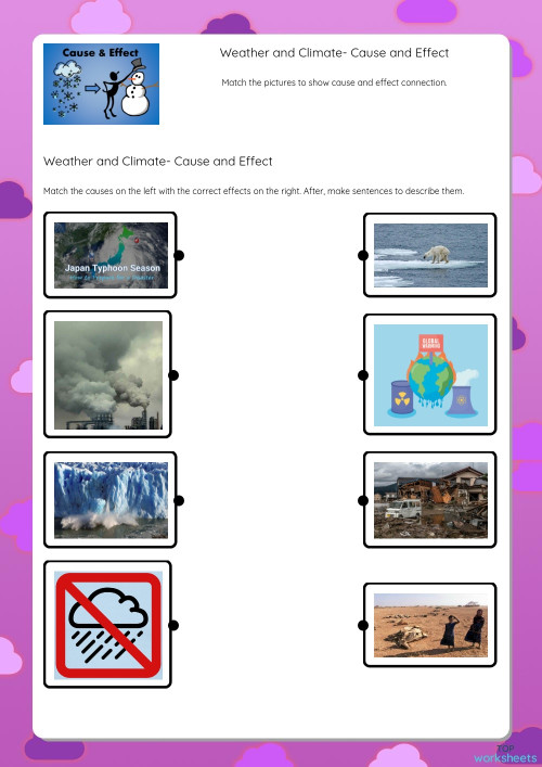 Weather And Climate Cause And Effect Interactive Worksheet weather-and-climate-cause-and-effect-interactive-worksheet