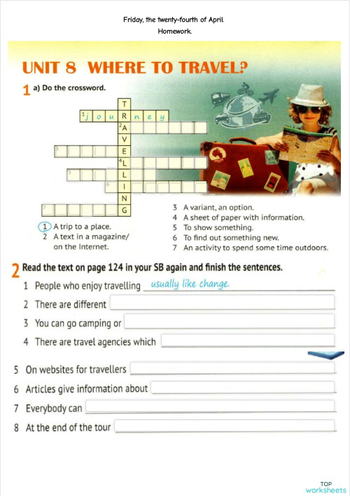 Vocabulary UNIT 5. Interactive worksheet | TopWorksheets