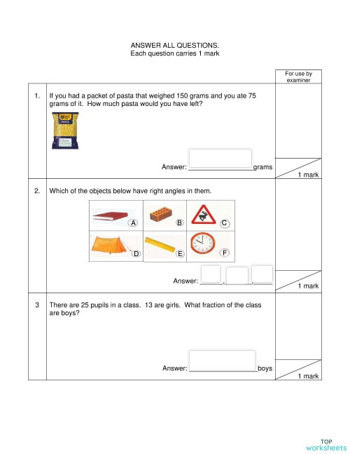 PRE TEST SIP 2022 FOR YEAR 5. Interactive worksheet | TopWorksheets