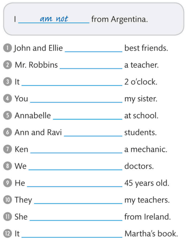 verb to be#2. Interactive worksheet | TopWorksheets