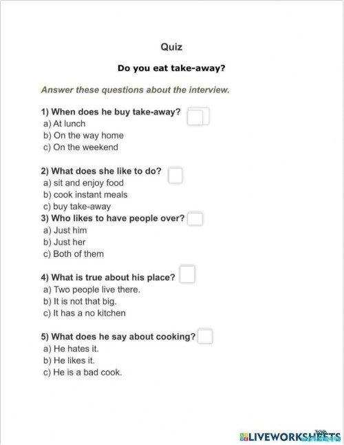 Reading Gold Experience A2. Interactive worksheet | TopWorksheets