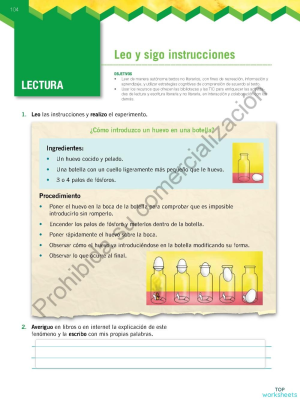 INSTRUCCIONES. Ficha interactiva | TopWorksheets