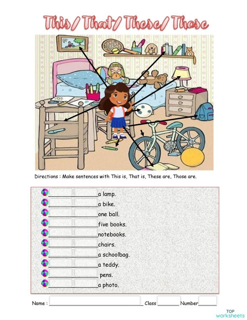 writing test this that. Interactive worksheet | TopWorksheets