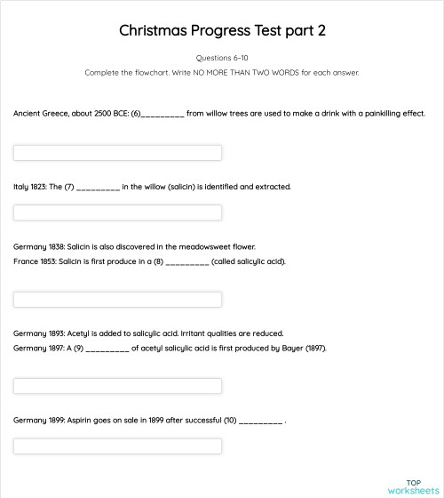 L4_P34_Week 4 Revision Mock Test. Interactive worksheet | TopWorksheets