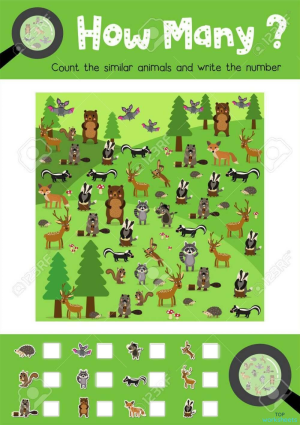 ANIMALES DEL BOSQUE. Ficha interactiva | TopWorksheets