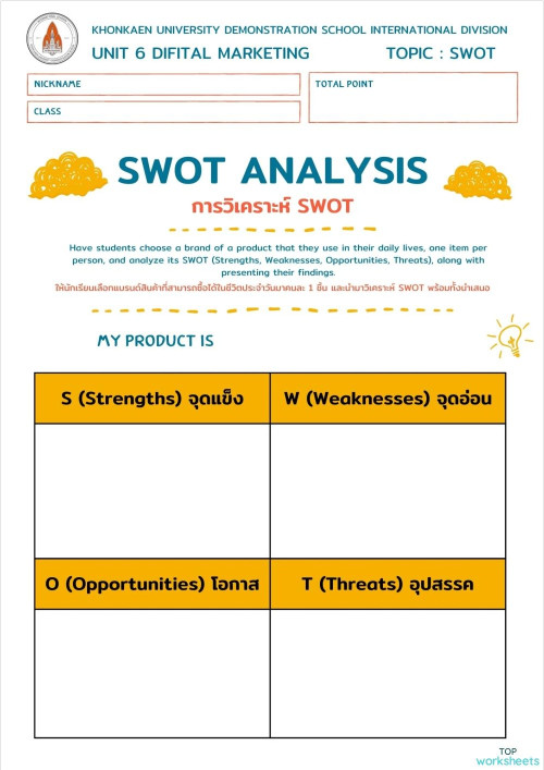 06 | Unit 4 Digital marketing : Worksheet6. Interactive worksheet ...