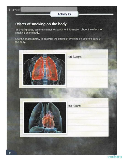 Activity 22: Effects of smoking on the body (Amazing group ...