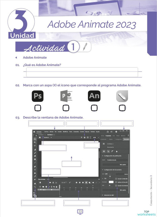SM 3 - Pag 33, 34. Ficha interactiva | TopWorksheets
