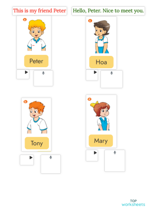 Speaking Unit 5 - Grade 3. Interactive worksheet | TopWorksheets