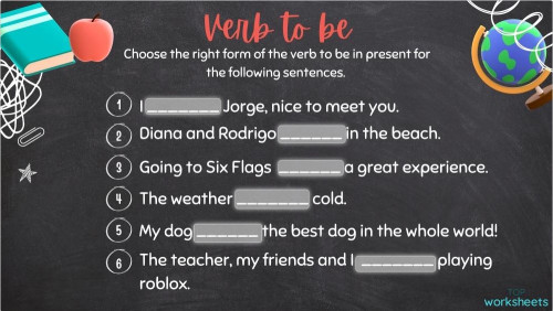 Present simple. Ficha interactiva | TopWorksheets