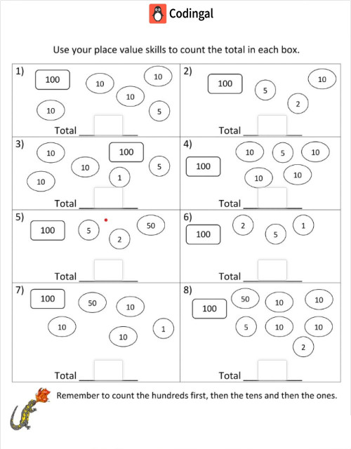 M_G02M01L01_WC02_Place value using Count.. Interactive worksheet | TopWorksheets