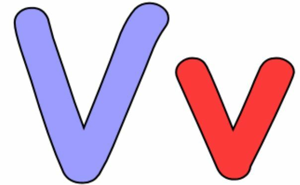 Letter V v (HW). Interactive worksheet | TopWorksheets