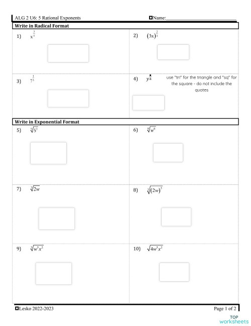 U6 Practice 5. Interactive worksheet | TopWorksheets