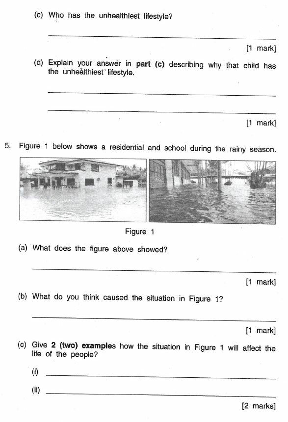 PSR Science 2018 Paper 2 - Section A. Interactive worksheet | TopWorksheets