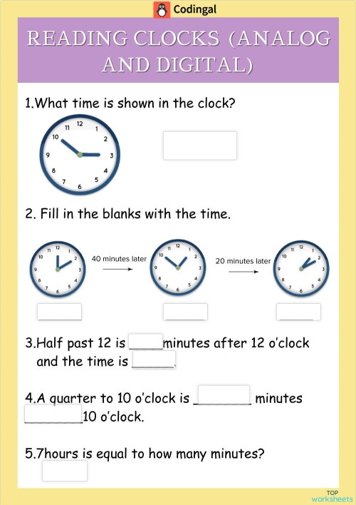 M_04M12L40_WC03_Reading_Clocks(Analog_and_Digital)_7. Interactive ...