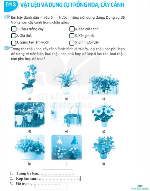 THI GK CN 4. Interactive worksheet | TopWorksheets