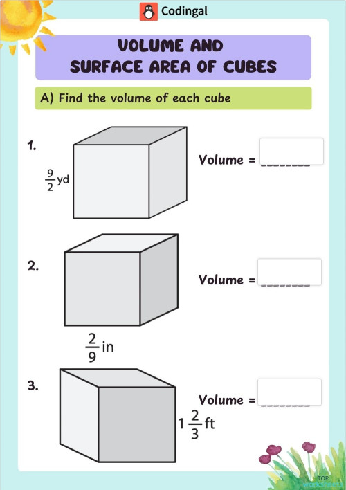 M_G06M13L58_WA01_Volume and Surface Area of Cubes. Interactive ...